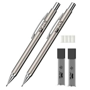 Mr. Pen- Mechanical Pencils, Metal, 0.9mm, 2 Pack, Drafting and Lead Pencils