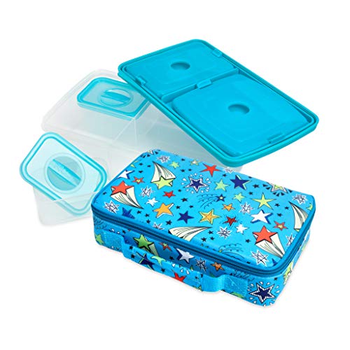 Nuby Insulated Bento Box Lunchbox, Boy