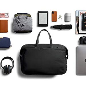 Bellroy Weekender Plus - Premium Edition (Duffle Travel Bag & Overnight Bag, Fits 13" Laptop, Internal Organization Pockets) - Black