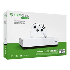 xbox one s 1tb all-digital edition console (disc-free gaming) (renewed)