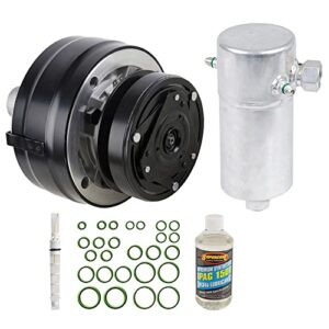 ac compressor & a/c kit for chevy pickup k5 blazer corvette gmc jimmy buick pontiac - replaces r4 w/v-belt clutch - buyautoparts 61-93490rk new