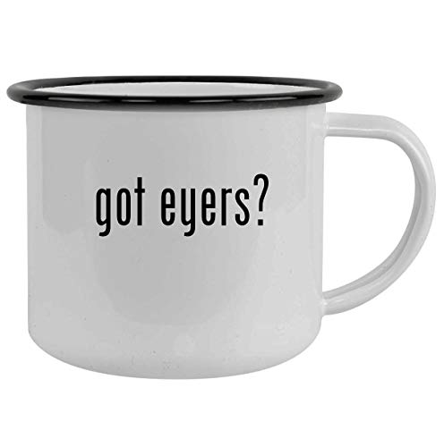 Molandra Products got eyers? - 12oz Camping Mug Stainless Steel, Black