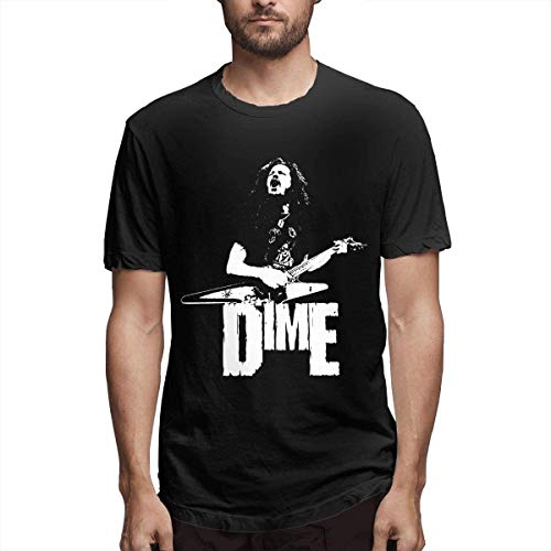 Xuforget Darrell Dimebag Mens Sport Shirt Women Loose Short-Sleeved T-Shirt Black