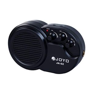 joyo guitar headphone amp practice mini guitar amplifier with big speaker and clean & distortion effect setting (ja-02)