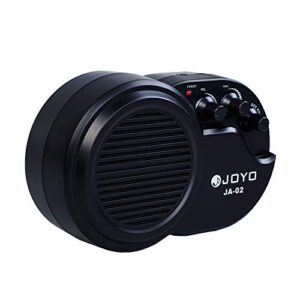 JOYO Guitar Headphone Amp Practice Mini Guitar Amplifier with Big Speaker and Clean & Distortion Effect Setting (JA-02)