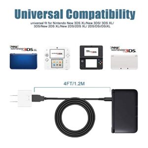 3DS USB Charger Cable, Power Charging Lead for Nintendo New 3DS XL/New 3DS/ 3DS XL/ 3DS/ New 2DS XL/New 2DS/ 2DS XL/ 2DS/ DSi/DSi XL