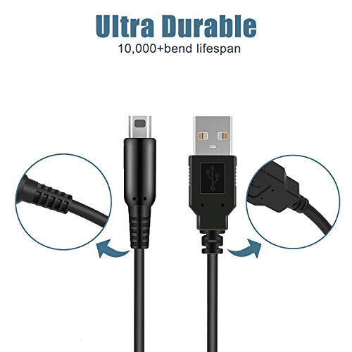 3DS USB Charger Cable, Power Charging Lead for Nintendo New 3DS XL/New 3DS/ 3DS XL/ 3DS/ New 2DS XL/New 2DS/ 2DS XL/ 2DS/ DSi/DSi XL