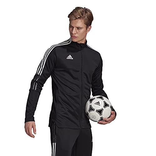 adidas Men's Tiro 21 Track Jacket, Black, X-Large