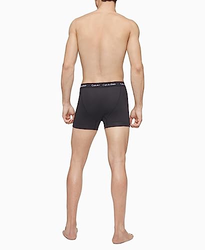 Calvin Klein Men's Cotton Stretch 3-Pack Boxer Brief, 3 Black, M