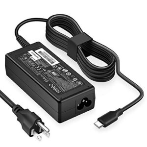 charger for hp laptop computer 65w 45w usb c fast power adapter