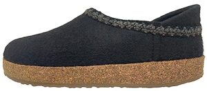 haflinger zigzag clog - black, 40