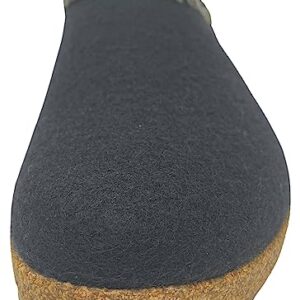 HAFLINGER Zigzag Clog - Black, 40