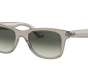 Ray-Ban Rb4640 Square Sunglasses, Transparent Grey/Light Grey Gradient Dark Grey, 50 mm