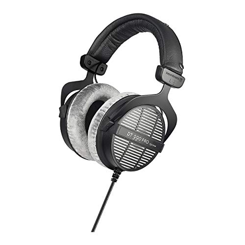 beyerdynamic DT-990 Pro Acoustically Open Headphones (250 Ohms) with Knox Gear Large Hard Shell Headphone Case Bundle (2 Items)