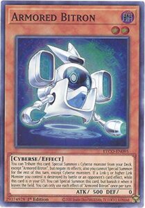 armored bitron - etco-en095 - super rare - 1st edition