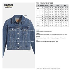 Signature by Levi Strauss & Co. Gold Label Women's Boyfriend Trucker Jacket (Available in Plus Size), Not So Basic, Large