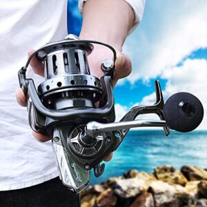 Sougayilang Spinning Reels 10000 Series Surf Fishing Reels,10+1 Stainless BB Ultra Smooth Powerful with CNC Aluminum Spool Fishing Reels for Saltwater Freshwater