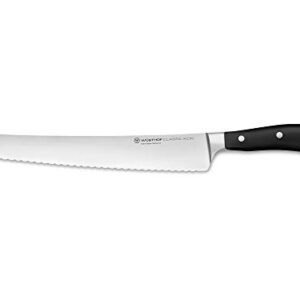 Wüsthof Classic IKON 10" Super Slicer Knife, Black