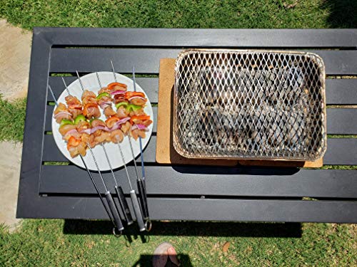 CHARBOX, Fun Pack (1-4 People) Disposable BBQ Charcoal Grill/Portable/Ready to Use/Lasts 3 Hrs!!/Recyclable/Barbecue Grill/Eco Friendly - Great for Camping,Tailgate & Backyard Parties!!!