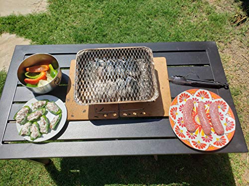 CHARBOX, Fun Pack (1-4 People) Disposable BBQ Charcoal Grill/Portable/Ready to Use/Lasts 3 Hrs!!/Recyclable/Barbecue Grill/Eco Friendly - Great for Camping,Tailgate & Backyard Parties!!!