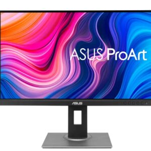 ASUS ProArt Display PA278QV 27” WQHD (2560 x 1440) Monitor, 100% sRGB/Rec. 709 ΔE < 2, IPS, DisplayPort HDMI DVI-D Mini DP, Calman Verified, Anti-glare, Tilt Pivot Swivel Height Adjustable, Black