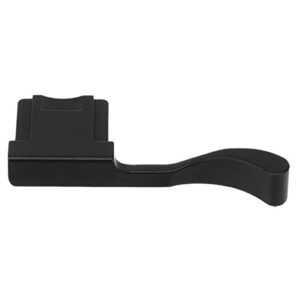 Haoge THB-X2B Metal Hot Shoe Thumb Up Rest Hand Grip for Fujifilm Fuji X100V Camera Black