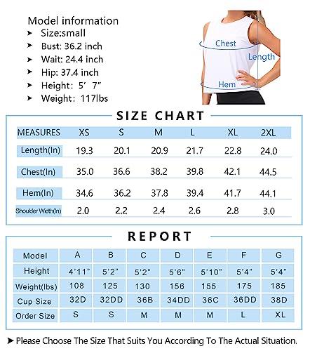 Ice Silk Workout Tops for Women Quick Dry Muscle Gym Running Shirts Sleeveless Flowy Yoga Tank Tops (White, Small)