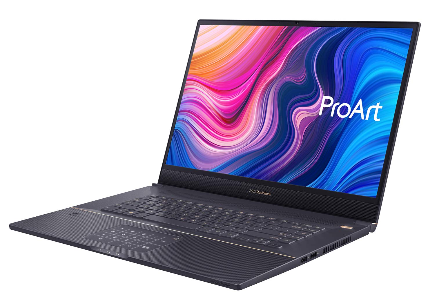 ASUS ProArt StudioBook 17 H700GV Workstation Laptop (Intel i7-9750H 6-Core, 64GB RAM, 2TB m.2 SATA SSD, 17.0" 1920x1200, RTX 2060, Fingerprint, WiFi, Bluetooth, Webcam, Win 10 Pro) with USB Hub