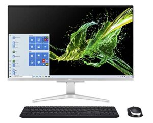 acer aspire c27-962-ua91 aio desktop, 27" full hd display, 10th gen intel core i5-1035g1, nvidia geforce mx130, 12gb ddr4, 512gb ssd, 802.11ac wi-fi, wireless keyboard and mouse, windows 10 home