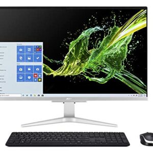 Acer Aspire C27-962-UA91 AIO Desktop, 27" Full HD Display, 10th Gen Intel Core i5-1035G1, NVIDIA GeForce MX130, 12GB DDR4, 512GB SSD, 802.11ac Wi-Fi, Wireless Keyboard and Mouse, Windows 10 Home