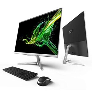 Acer Aspire C27-962-UA91 AIO Desktop, 27" Full HD Display, 10th Gen Intel Core i5-1035G1, NVIDIA GeForce MX130, 12GB DDR4, 512GB SSD, 802.11ac Wi-Fi, Wireless Keyboard and Mouse, Windows 10 Home