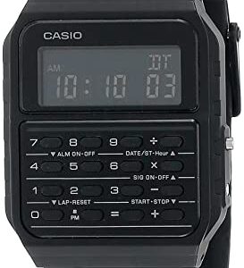 Casio CA-53WF-1B Calculator Black Digital Mens Watch Original New Classic CA-53