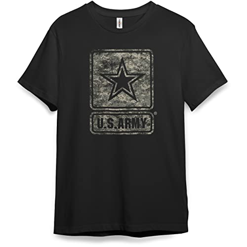 United States of America Army Distressed Logo Graphic Short Sleeve T-Shirt