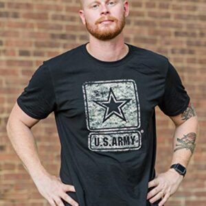 United States of America Army Distressed Logo Graphic Short Sleeve T-Shirt