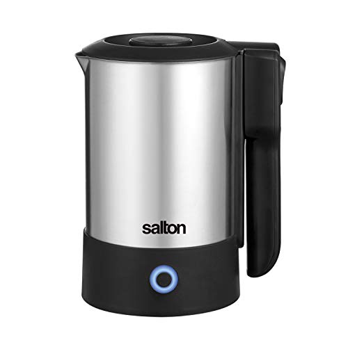 Salton JK2035 Stainless Steel Travel, 600 ml Electric Kettle, Silver