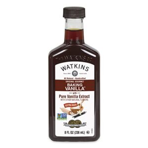 watkins all natural original gourmet baking vanilla with pure extract, 8 fl. oz. bottle, 1-pack