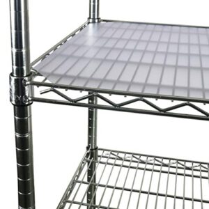 PVC Shelf Liners for Wire Shelving, 4 Pack, Clear Shelf Liners, for Shelf Size 24" x 12" (Actual Cut Size 23" x 11")