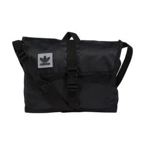 adidas originals originals utility messenger crossbody, black, one size