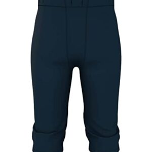 Alleson Athletic Men's Standard Adult Integrated Knee Pad Football Pant, Navy, X-Large