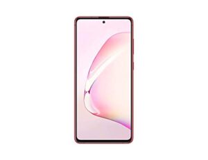 samsung galaxy note 10 lite n770f 128gb dual-sim gsm unlocked phone (international variant/us compatible lte) - aura red (renewed)