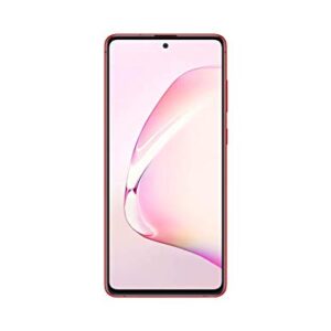 Samsung Galaxy Note 10 Lite N770F 128GB Dual-SIM GSM Unlocked Phone (International Variant/US Compatible LTE) - Aura Red (Renewed)