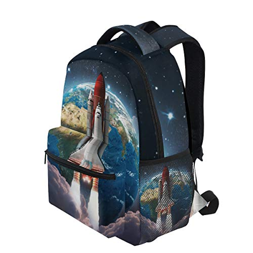 UMIRIKO Galaxy Space Backpack Kids Bookbag Rocket School Bag for Boys Girls 2021591