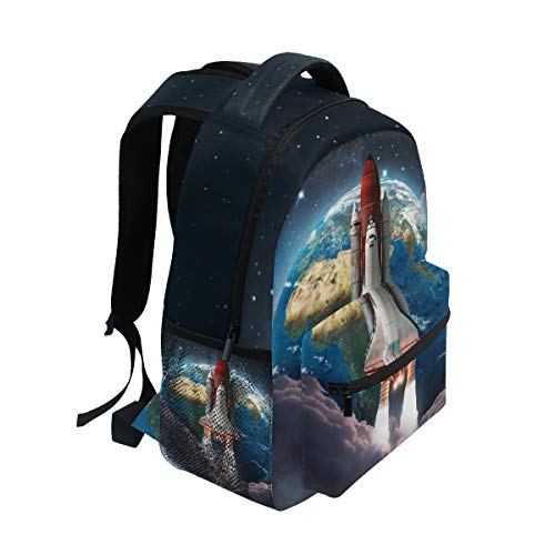 UMIRIKO Galaxy Space Backpack Kids Bookbag Rocket School Bag for Boys Girls 2021591