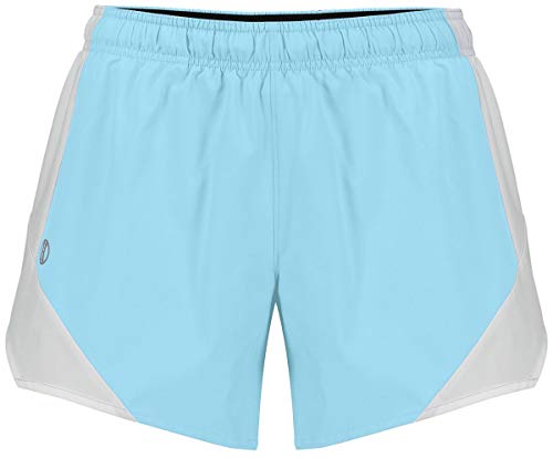 Holloway Girls Olympus Shorts, Aqua/White, L