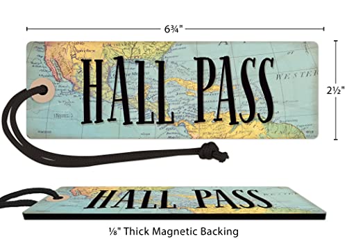 Teacher Created Resources Travel The Map Magnetic Hall Pass (TCR77476)