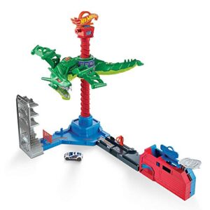 hot wheels air attack dragon, play set