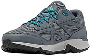 columbia womens vitesse fasttrack waterproof hiking shoe, graphite/dusty green, 5.5 us