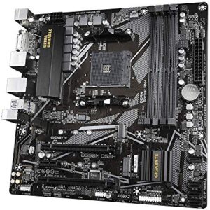 GIGABYTE B550M DS3H (AM4 AMD/B550/Micro ATX/Dual M.2/SATA 6Gb/s/USB 3.2 Gen 1/PCIe 4.0/HMDI/DVI/DDR4/Motherboard)