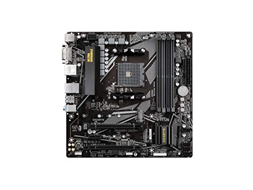 GIGABYTE B550M DS3H (AM4 AMD/B550/Micro ATX/Dual M.2/SATA 6Gb/s/USB 3.2 Gen 1/PCIe 4.0/HMDI/DVI/DDR4/Motherboard)