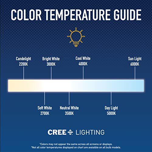 Cree Lighting TA21-20050MDFH25-12DE26-1-11 A21 125W Equivalent, 2000 lumens, Dimmable LED Bulb, 1 Pack, Daylight